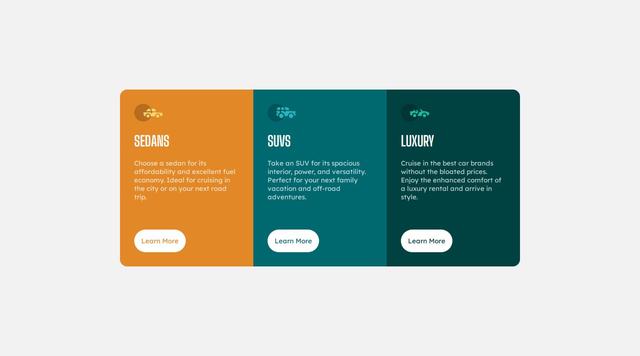 Frontend Mentor | 3-column preview card component using flex, grid and SCSS coding challenge ...