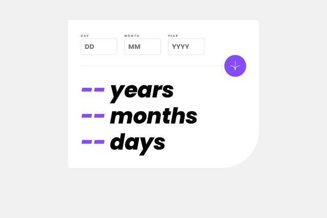 Frontend Mentor | Age-calculator-app coding challenge solution