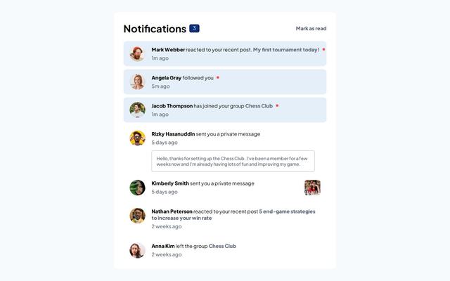 Frontend Mentor | Basic notification website using HTML, CSS and JavaScript coding challenge ...