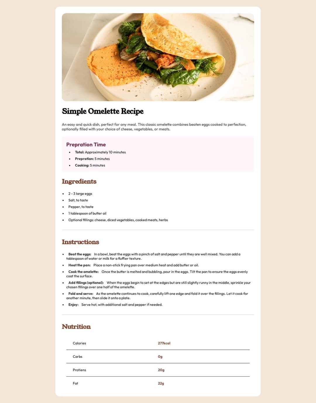 Frontend Mentor | Recipe App coding challenge solution