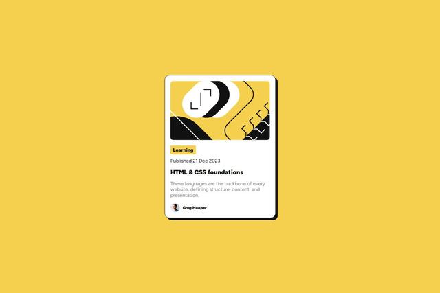 Frontend Mentor Blog Preview Card Solutionusing Html And Css Flexbox