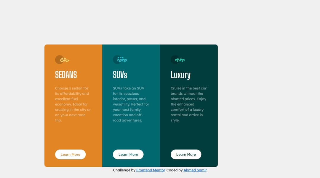 Frontend Mentor | using css grid system, using Bootstrap coding challenge solution