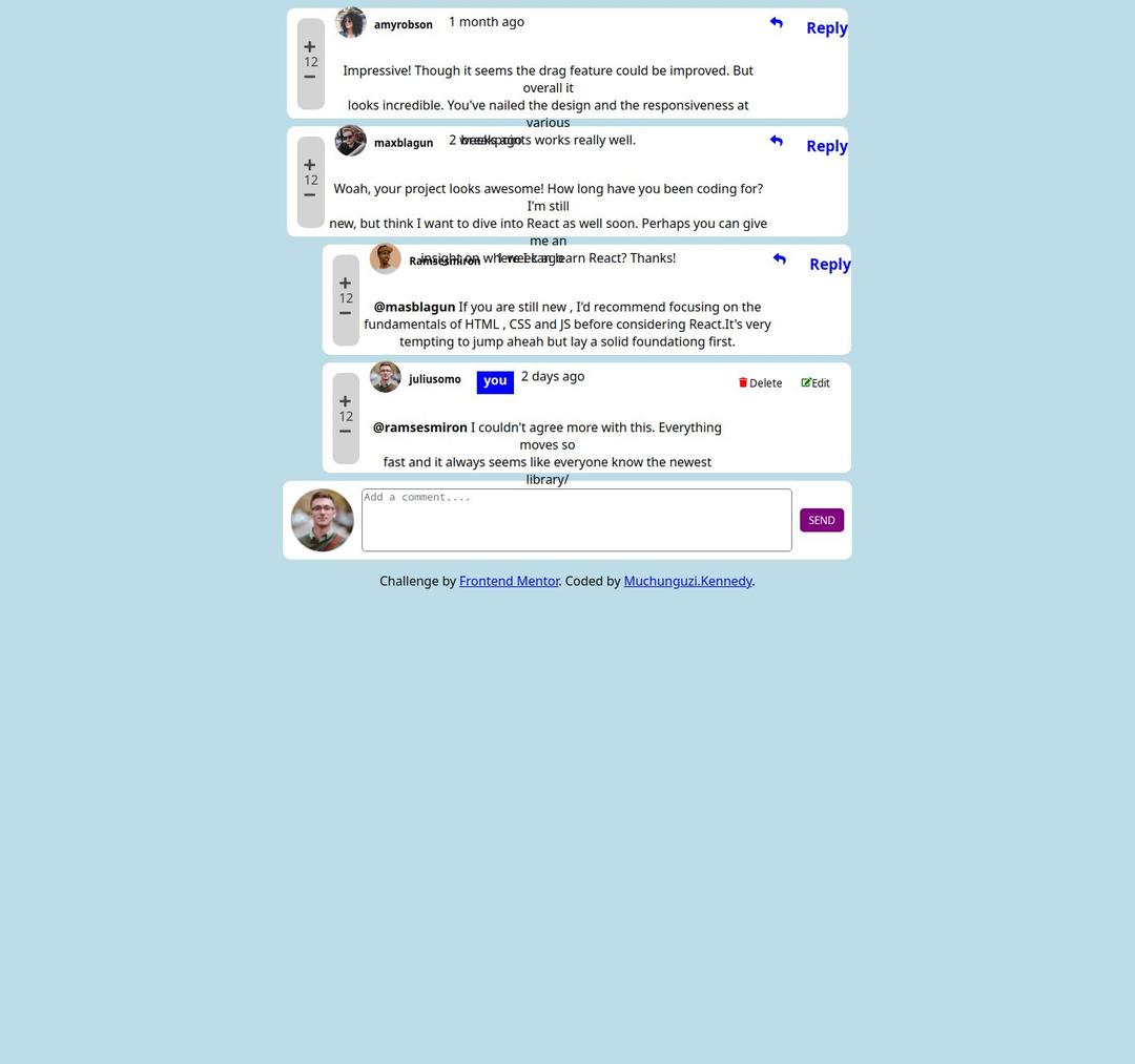 Frontend Mentor | Responsive CSS , HTML , React , JavaScript coding challenge solution