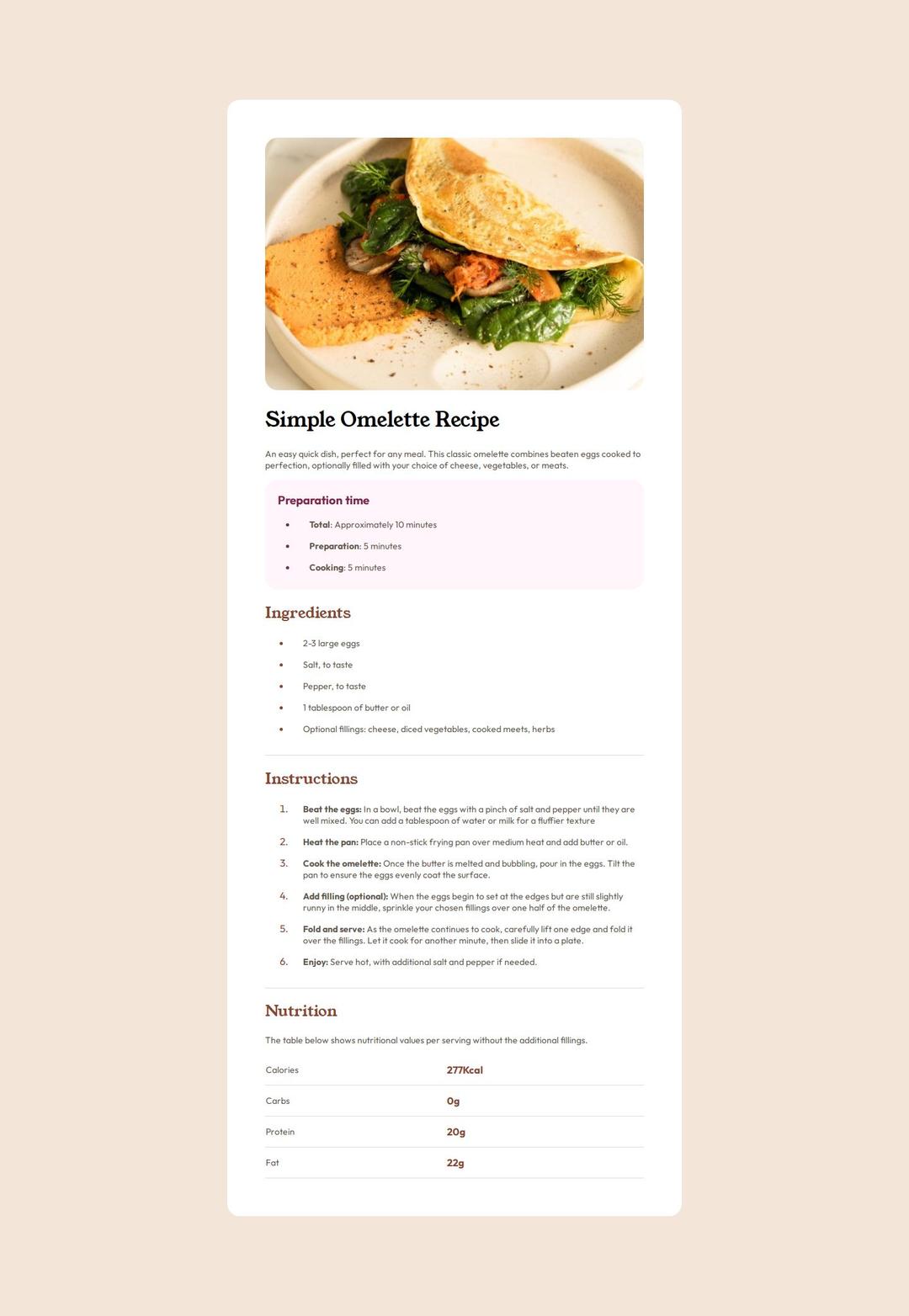 Frontend Mentor | Simple recipe page using HTML & CSS coding challenge solution