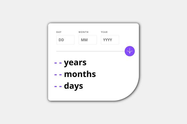 Frontend Mentor | Age Calculator coding challenge solution