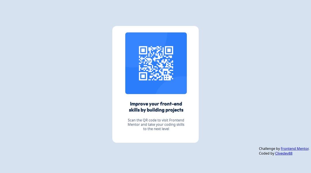 Frontend Mentor | WR code page using HTML and CSS flex coding challenge solution