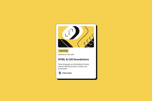 Frontend Mentor | Blog Preview Card using Html and CSS coding challenge ...