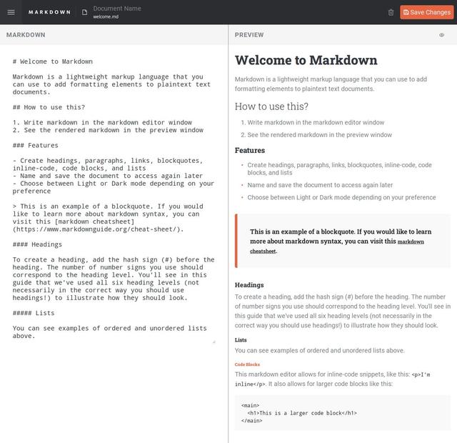 Frontend Mentor Functional In Browser Markdown Editor 📌📌 Whtml Css And Js Coding Challenge