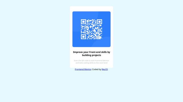 Frontend Mentor | QR. Primer proyecto de Frontend-Mentor coding challenge solution
