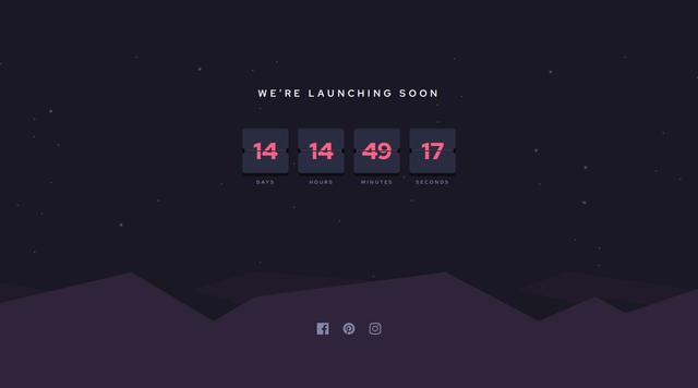 Frontend Mentor | Fully responsive dynamic countdown timer coding challenge solution