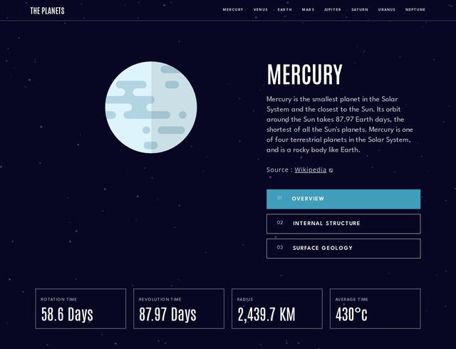 Frontend Mentor | Planets fact site (w/ Next.js & TailwindCSS) coding challenge solution