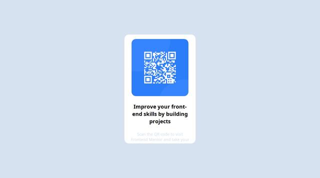 Frontend Mentor | Frontend Mentor | QR code component Responsive coding challenge solution