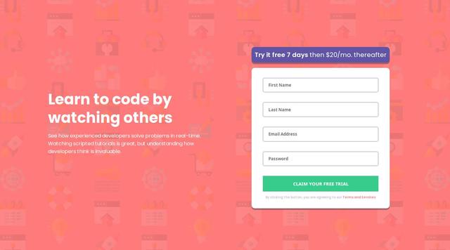 Frontend Mentor | Intro Component with Signup Form using CSS Grid coding challenge solution