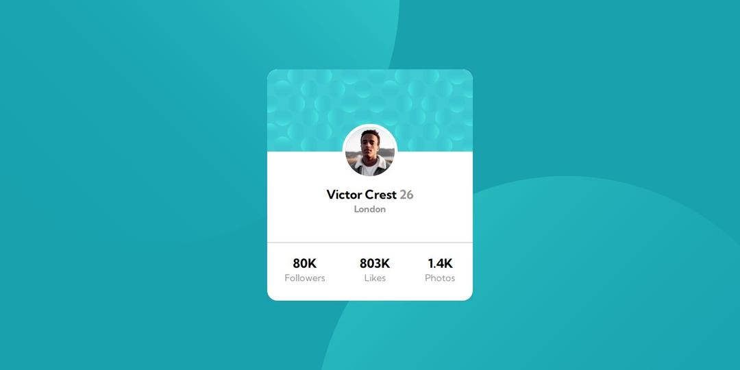 Frontend Mentor | Profile Card coding challenge solution