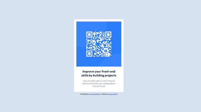 Frontend Mentor | QR-Code Built with Sass and Grid coding challenge solution