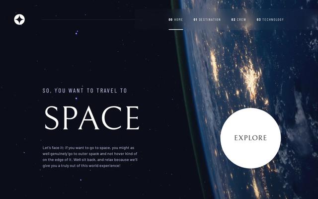 Frontend Mentor | Space Tourism Website: Vue.js, Tailwind CSS, GSAP, and Vue Router coding ...