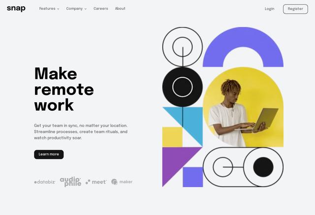Frontend Mentor | Intro section with dropdown navigation coding challenge solution