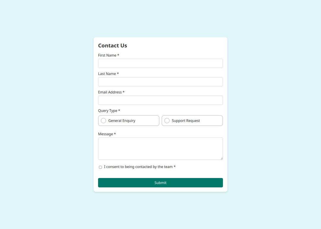 Frontend Mentor | CSS, JS, HTML coding challenge solution