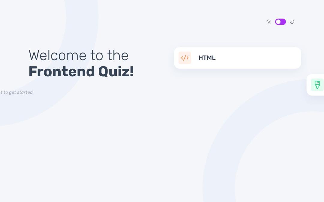 Frontend Mentor Frontend Quiz App Coding Challenge Solution