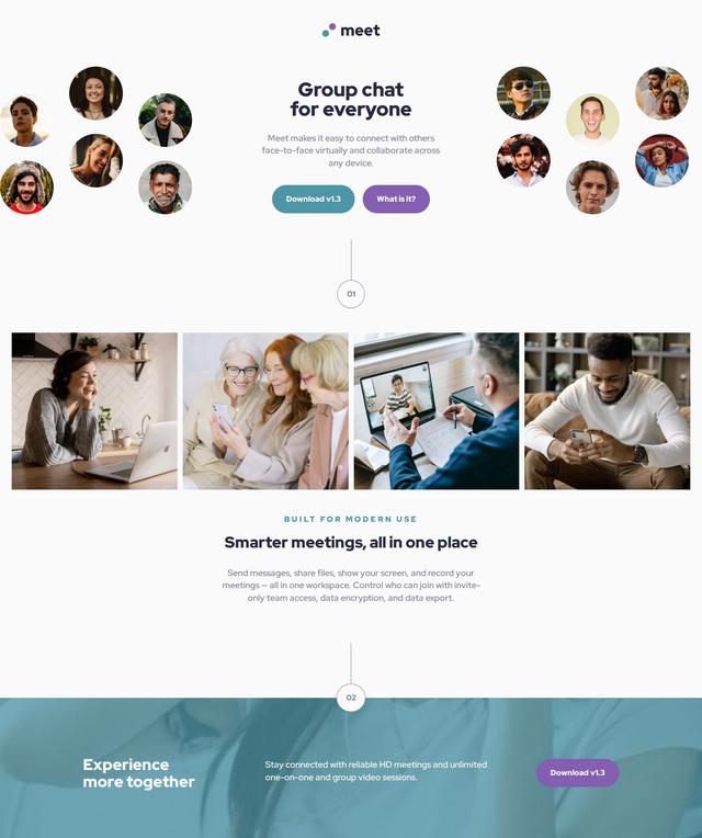 Frontend Mentor | Meet landing page coding challenge solution
