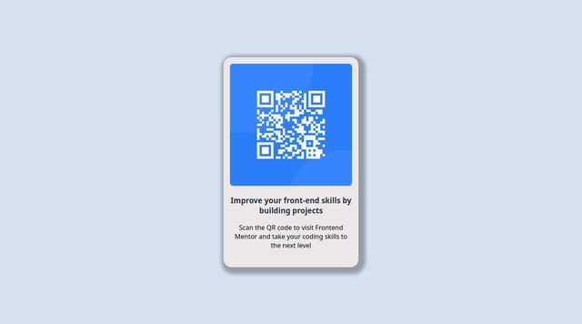 Frontend Mentor | qr code coding challenge solution