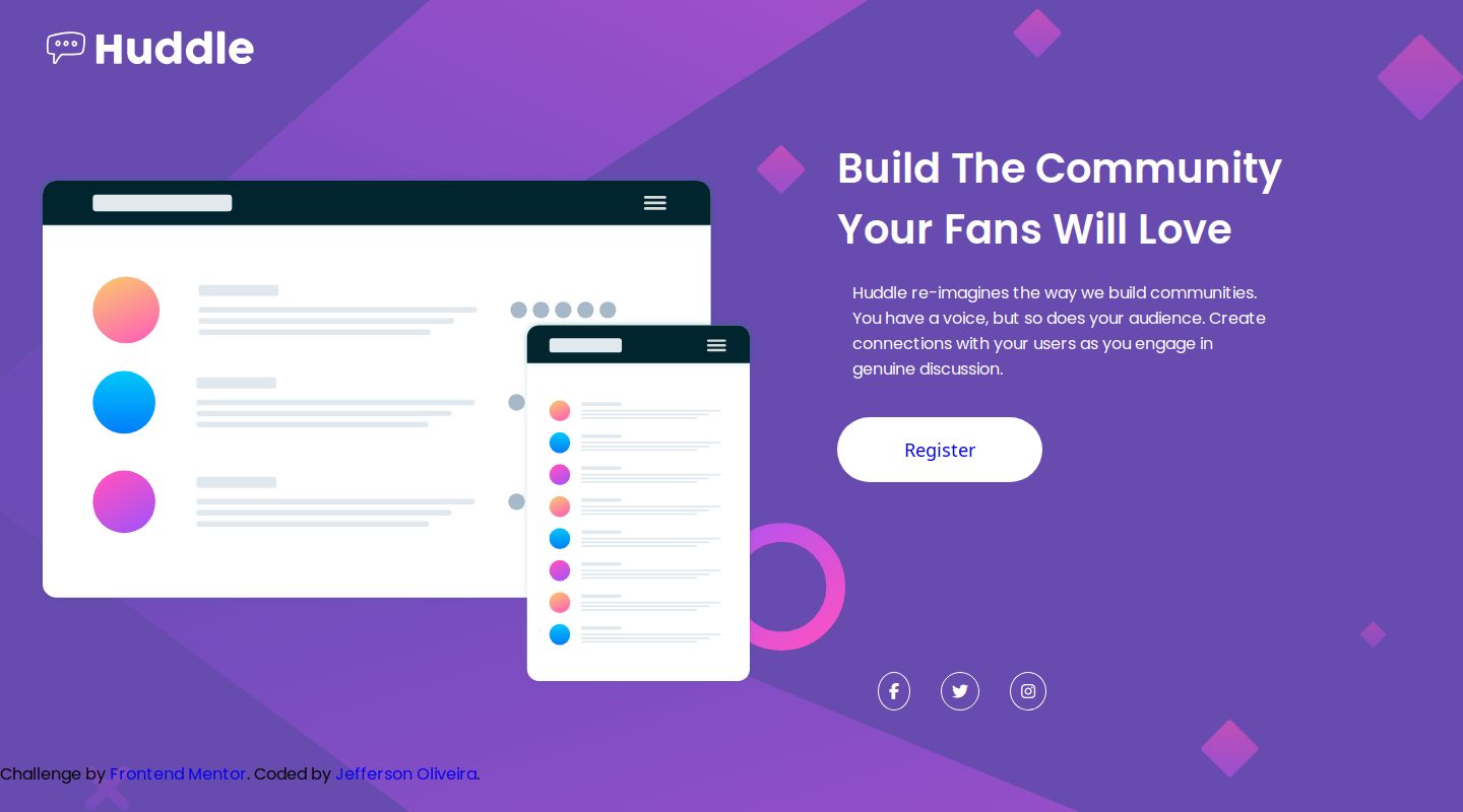 Frontend Mentor | Página responsiva com flexbox coding challenge solution