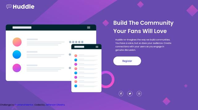 Frontend Mentor | Página responsiva com flexbox coding challenge solution