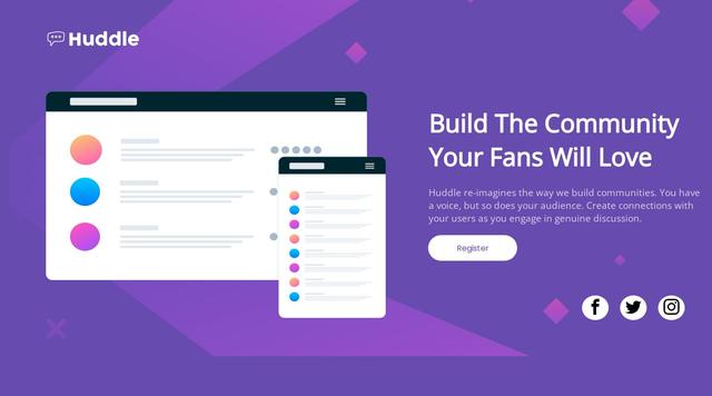 Frontend Mentor Huddle Landing Page Coding Challenge Solution