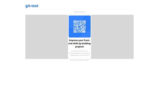 Frontend Mentor | QR code coding challenge solution