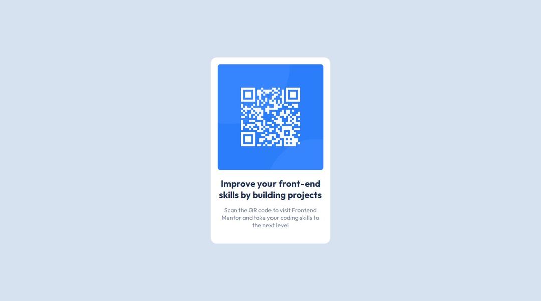 Frontend Mentor | QR code component coding challenge solution