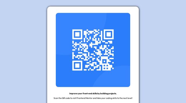 Frontend Mentor | QR Code Challenge coding challenge solution