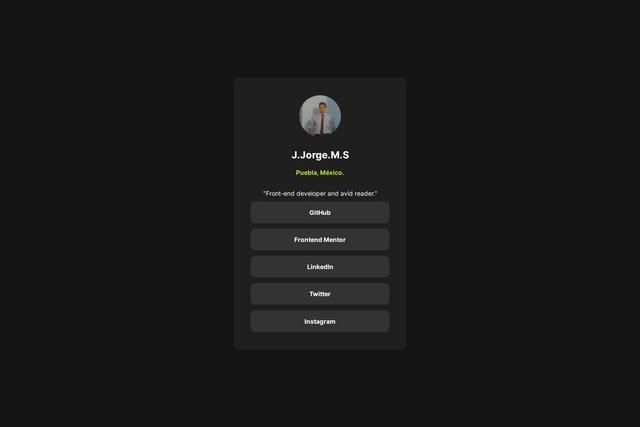 Frontend Mentor | Tarjeta de presentacion con mis redes sociales creado con htm y css. coding ...