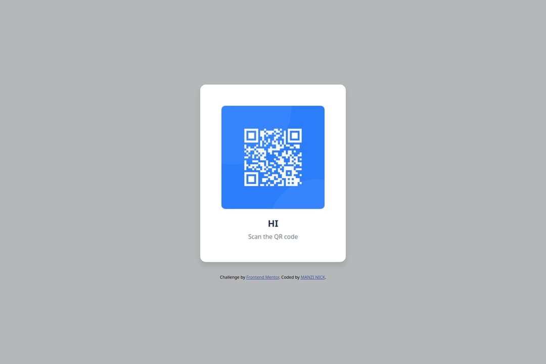 Frontend Mentor | QR Code component using Flexbox and Google Fonts coding challenge solution