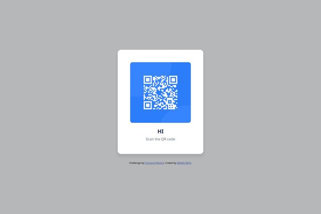 Frontend Mentor | QR Code component using Flexbox and Google Fonts coding challenge solution