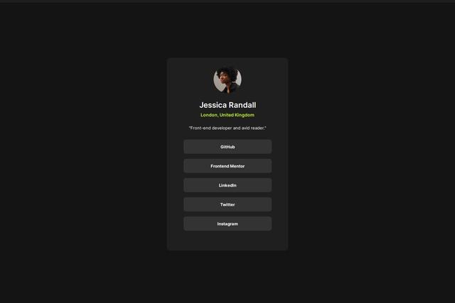 Frontend Mentor Social Links Profile Html Css Coding Challenge Solution