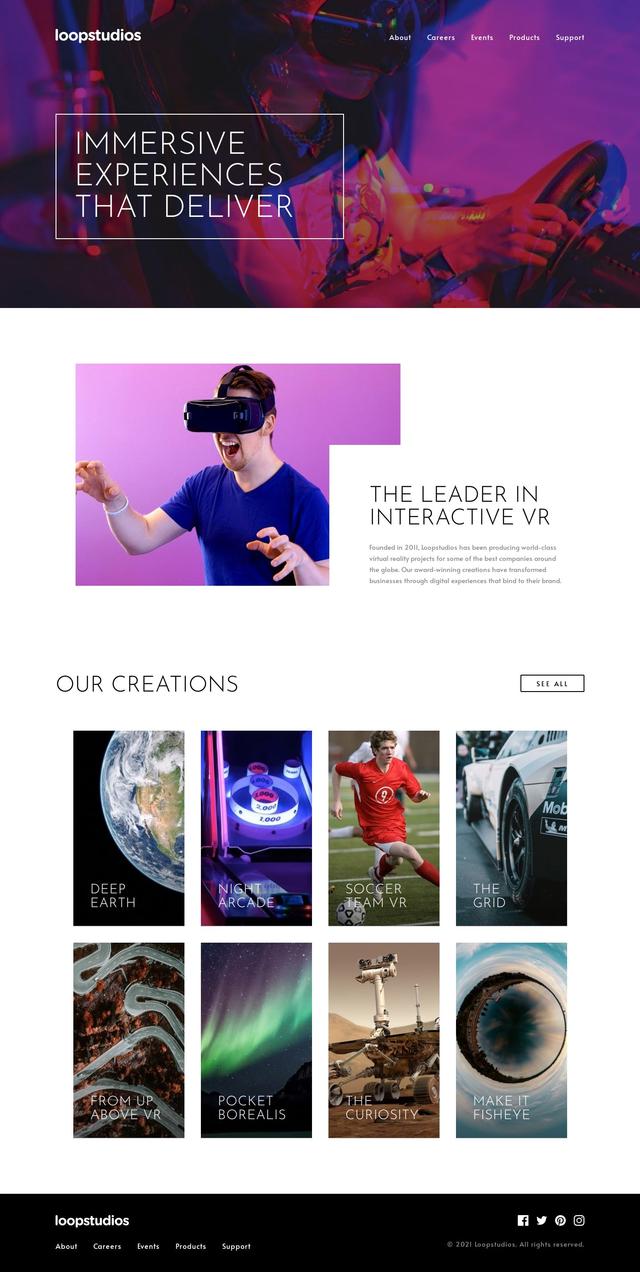Frontend Mentor | Responsive Landing page in HTML/CSS/JS coding challenge solution