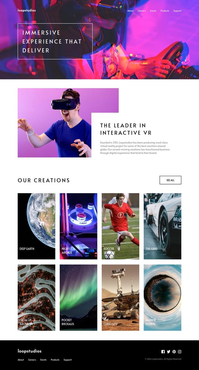 Frontend Mentor | Responsive landing page using react js coding challenge solution