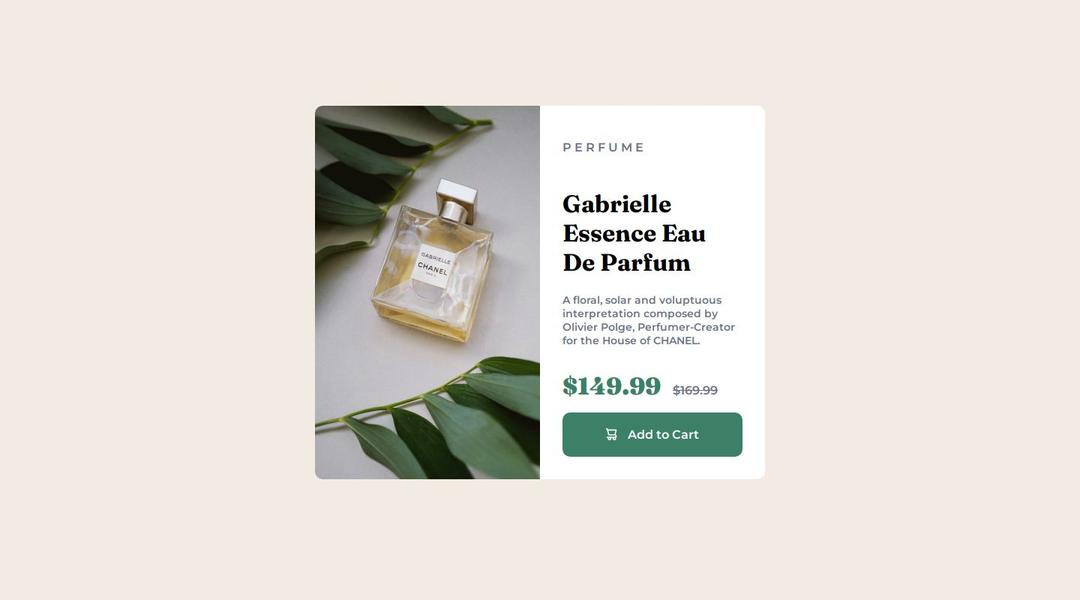 Frontend Mentor | Responsive Product card using HTML & CSS coding challenge solution
