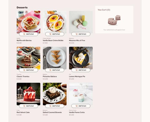 Frontend Mentor Product List With Cart Styled With Tailwind Css Coding Challenge Solution