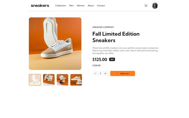 Frontend Mentor E Commerce Product Page With Html Css And Js Coding