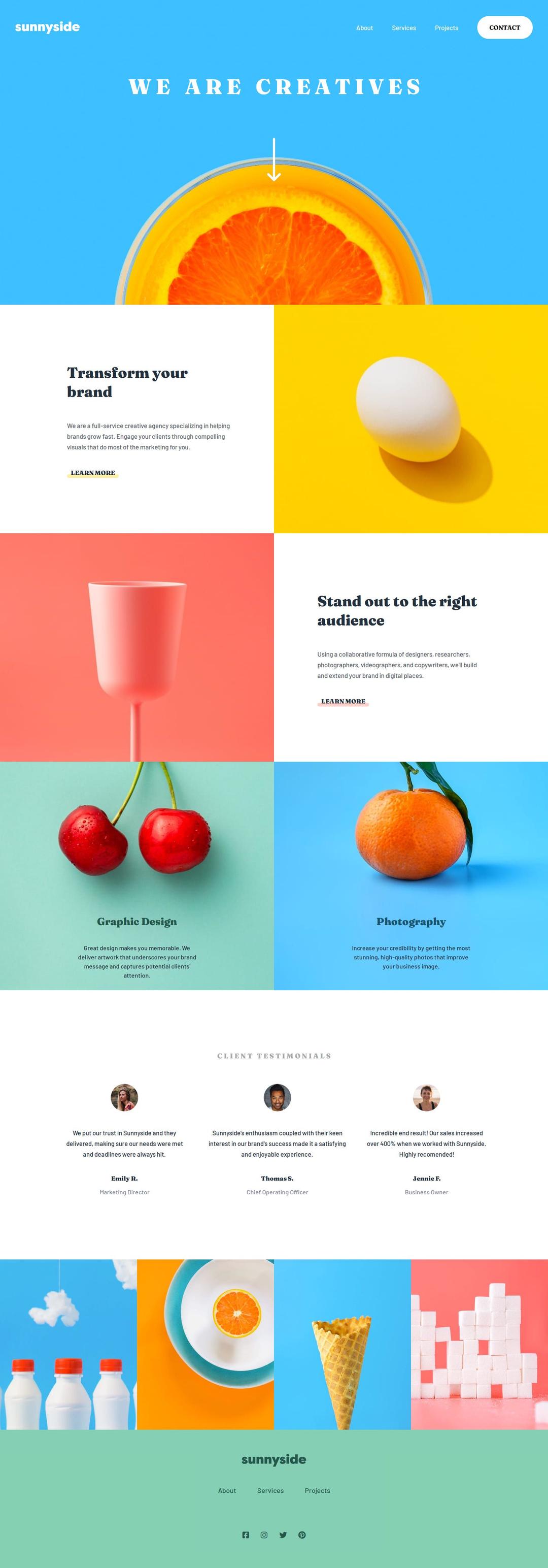 Frontend Mentor | Agency landing page made with React and Tailwind CSS coding challenge solution