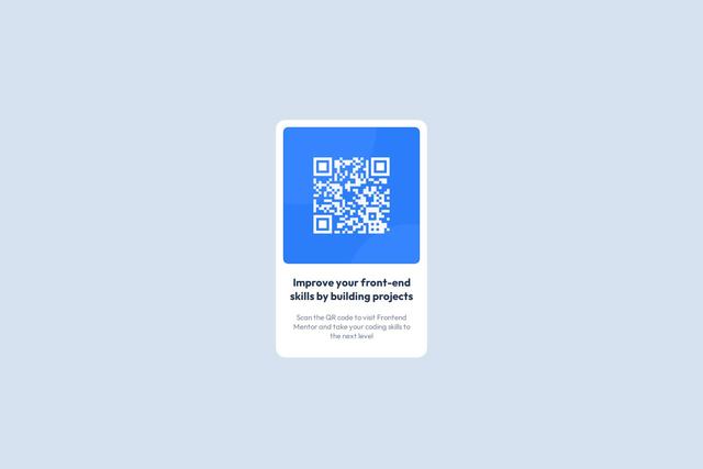 Frontend Mentor | QR code component coding challenge solution