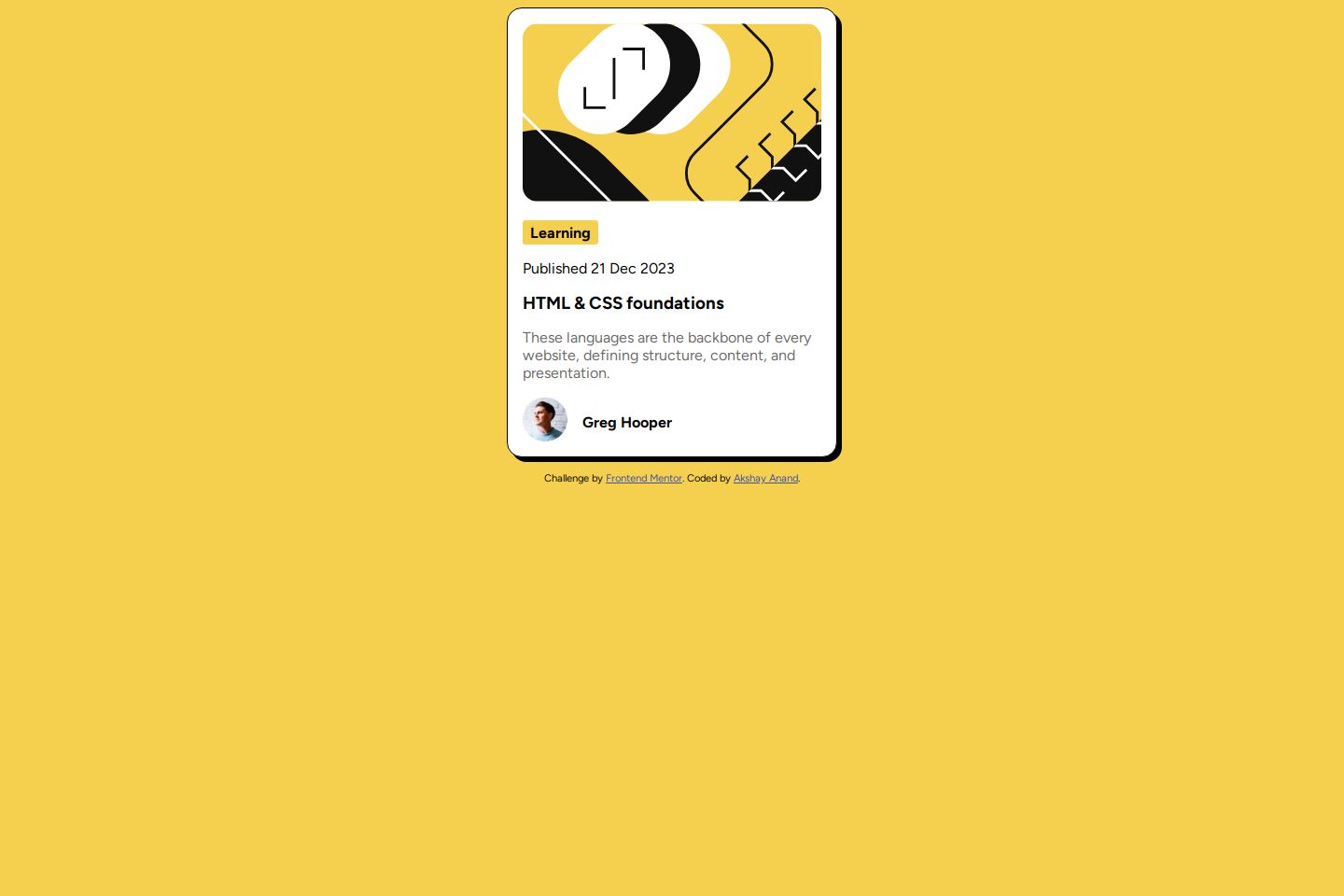 Frontend Mentor | Blog preview Card coding challenge solution