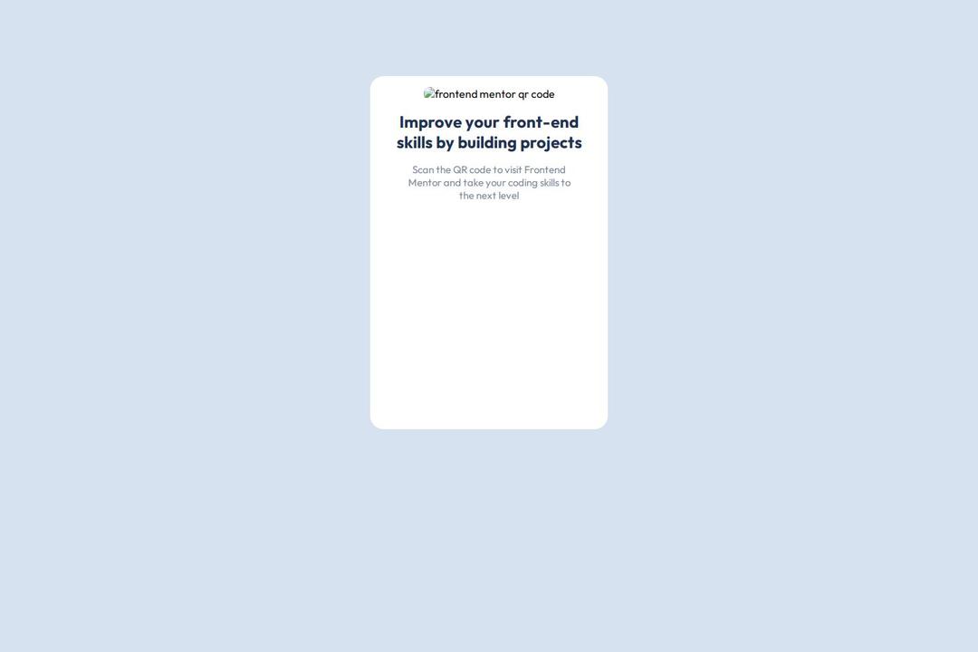 Frontend Mentor | HTML, CSS along with VS code coding challenge solution