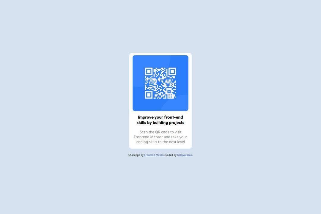 Frontend Mentor | Responsive land page of Qr code component using html and css coding challenge ...