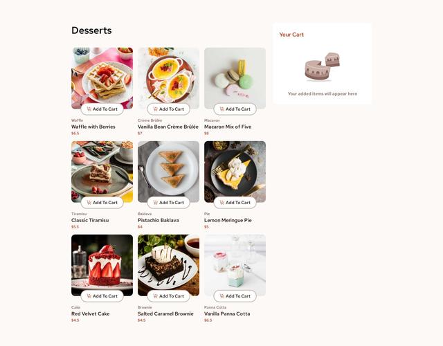 Frontend Mentor Frontend Mentor Product List With Cart Solution Coding Challenge Solution