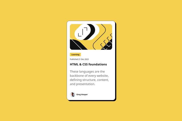 Frontend Mentor | Blog Preview Card - CSS Grid coding challenge solution