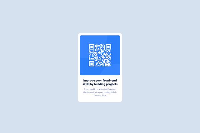 Frontend Mentor | QR Code using HTML, CSS coding challenge solution