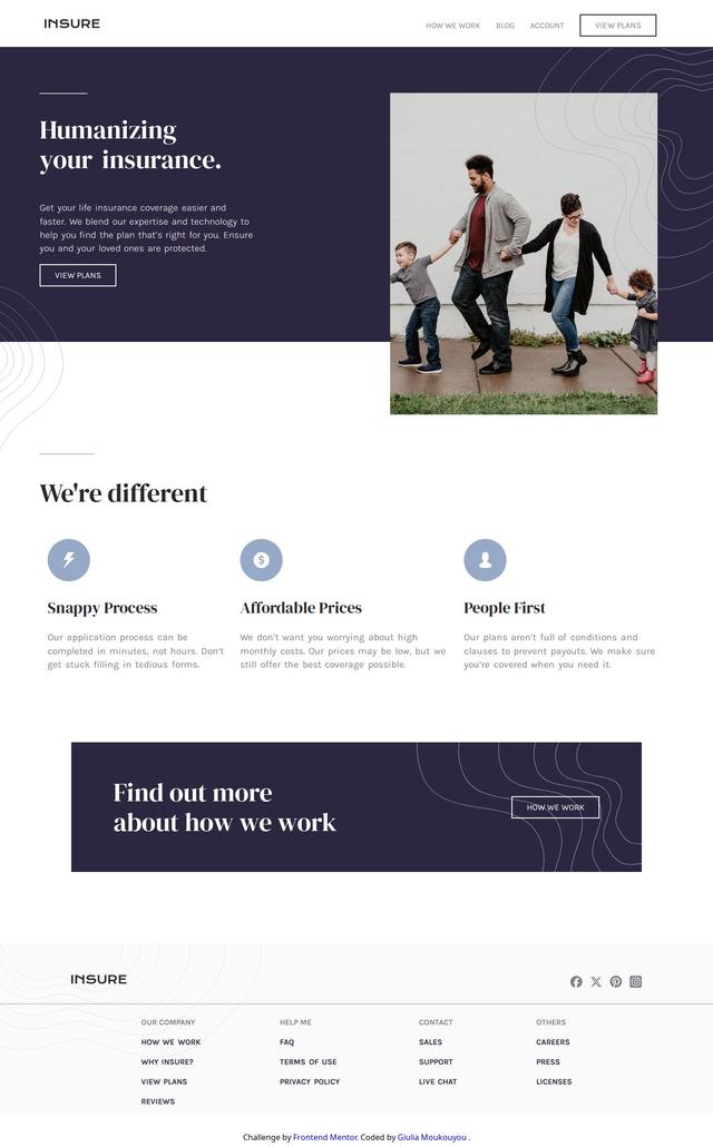 Frontend Mentor | Responsive landing page (no hamburger menu) with flexbox coding challenge solution