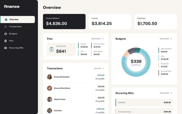 Frontend Mentor | Full Stack Finance App w/ Angular 18, Express.js, Prisma, PostgreSQL coding ...